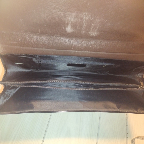 moda italiana | Bags | Vtg Moda Italiana Leather Briefcase Style Bag ...